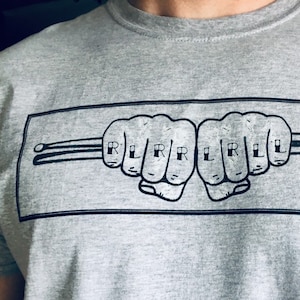 Paradiddle Drummer T-shirt - Drummer Shirt Drum Shirt Drummer T Shirt ...