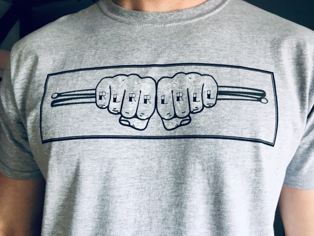 Paradiddle Drummer T-shirt - Drummer Shirt Drum Shirt Drummer T Shirt ...