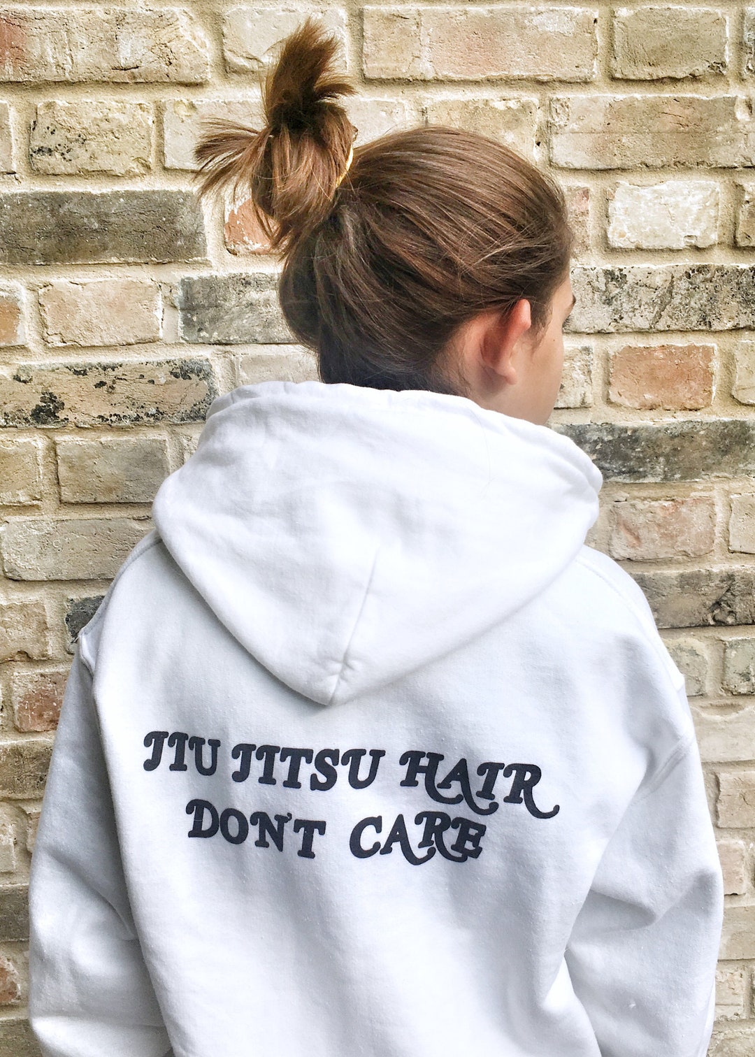 Women's Retro jiu Jitsu Hair Don't Care Hoody Jiu Jitsu Shirt Jiu Jitsu ...