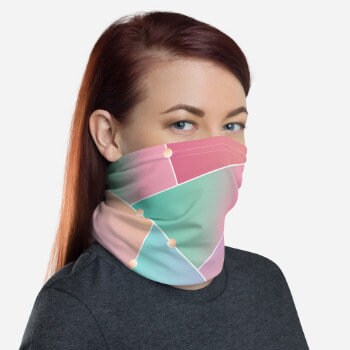 CUSTOMIZABLE / ANY COLOR Neck Gaiter Face Mask Face Shield Headband ...