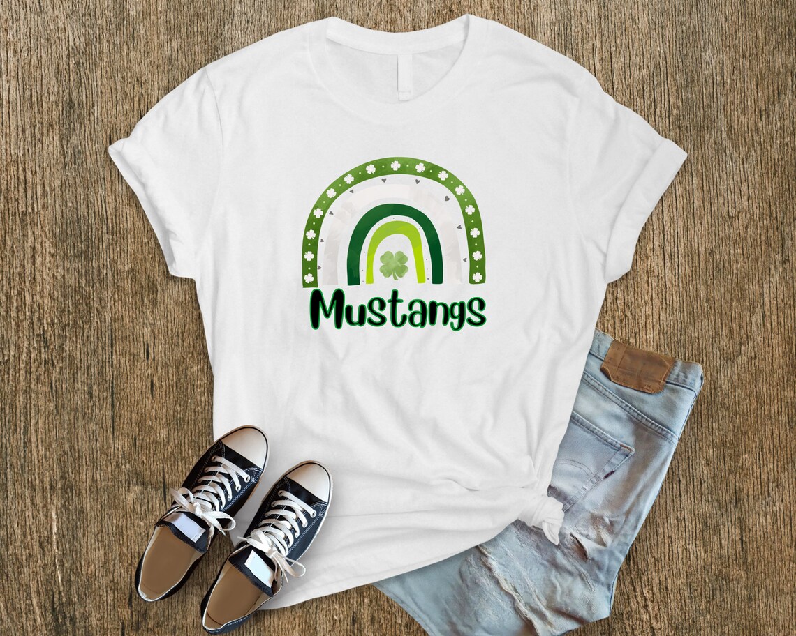 Mustangs St. Patrick's Day Png, Lucky Mascot Png, Mustangs Mascot St ...