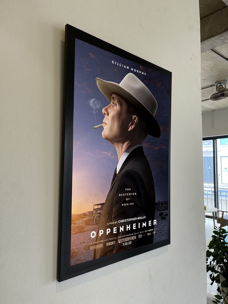 Oppenheimer 2023 de Christopher Nolan Vintage Poster - Etsy España