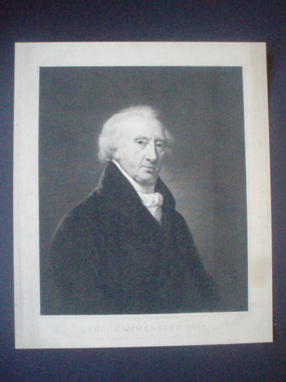 Rare - Tho’s Hammersley Esq - Eng by Richard Golding After Hamilton of ...