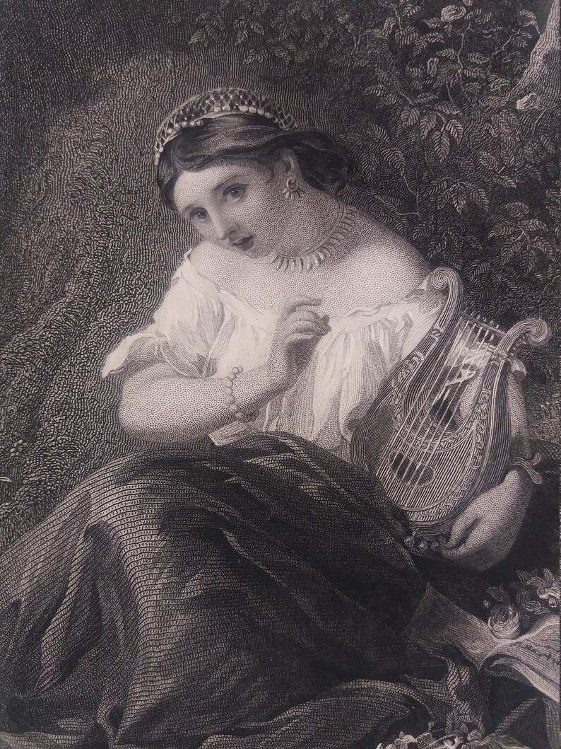 Rare music Henry Robinson After James Sant 1800s Artist Before Letters ...