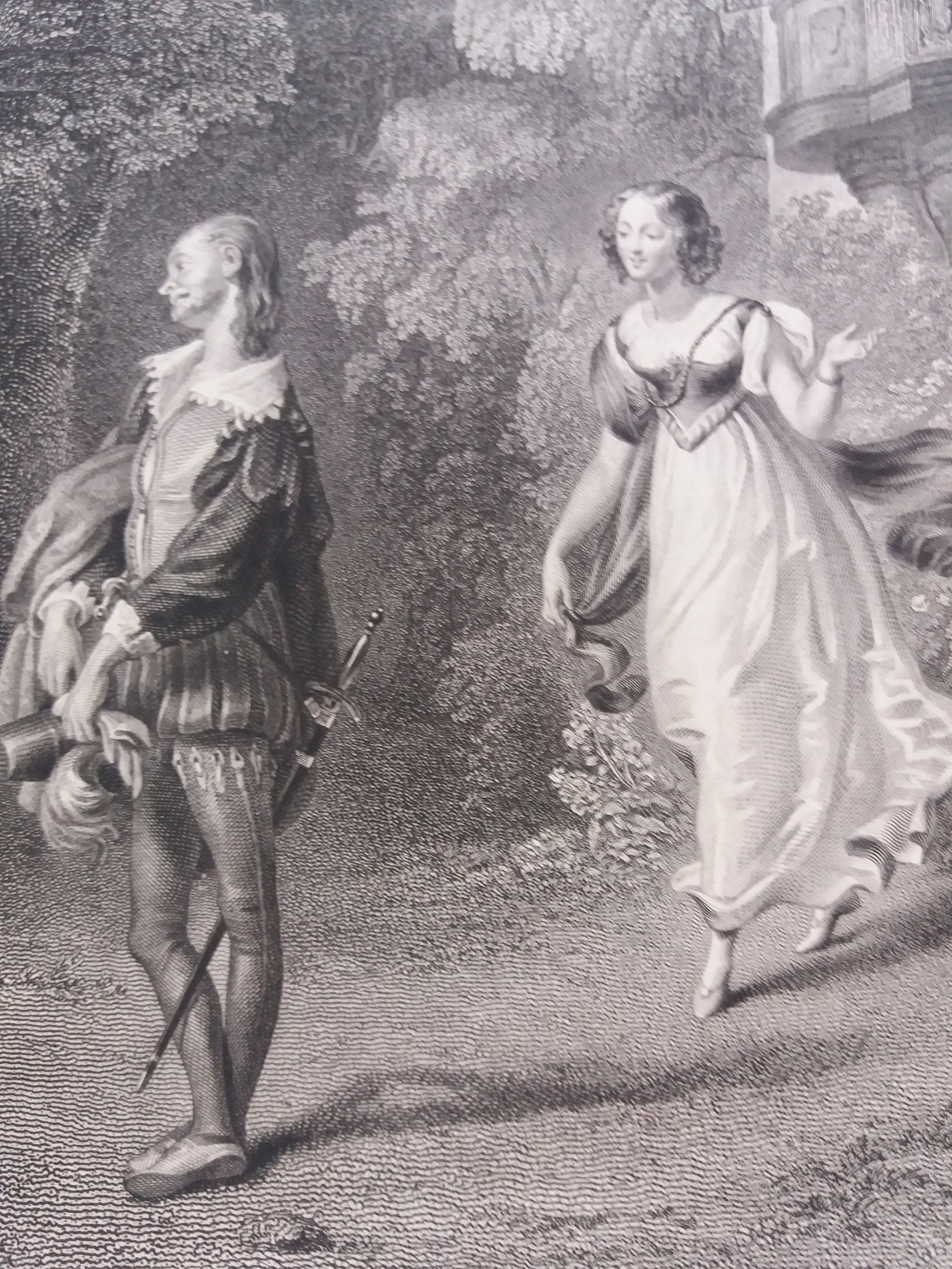 Rare Anne Page Merry Wives of Windsor, Act I Before Letters Proof Eng'd ...