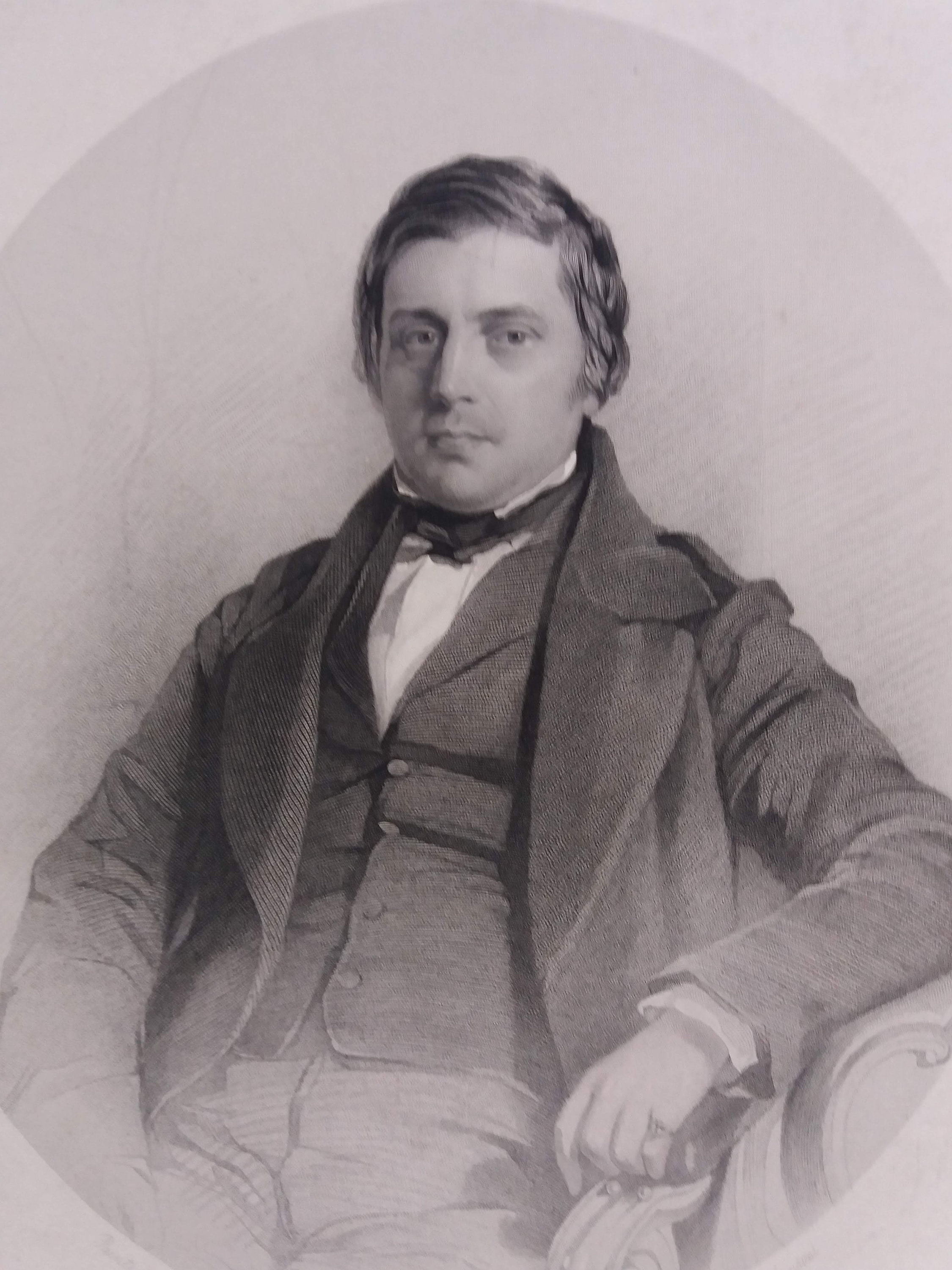 Rare Herbert Ingham Esq of Boston Two Artist Working Proofs Painted by ...