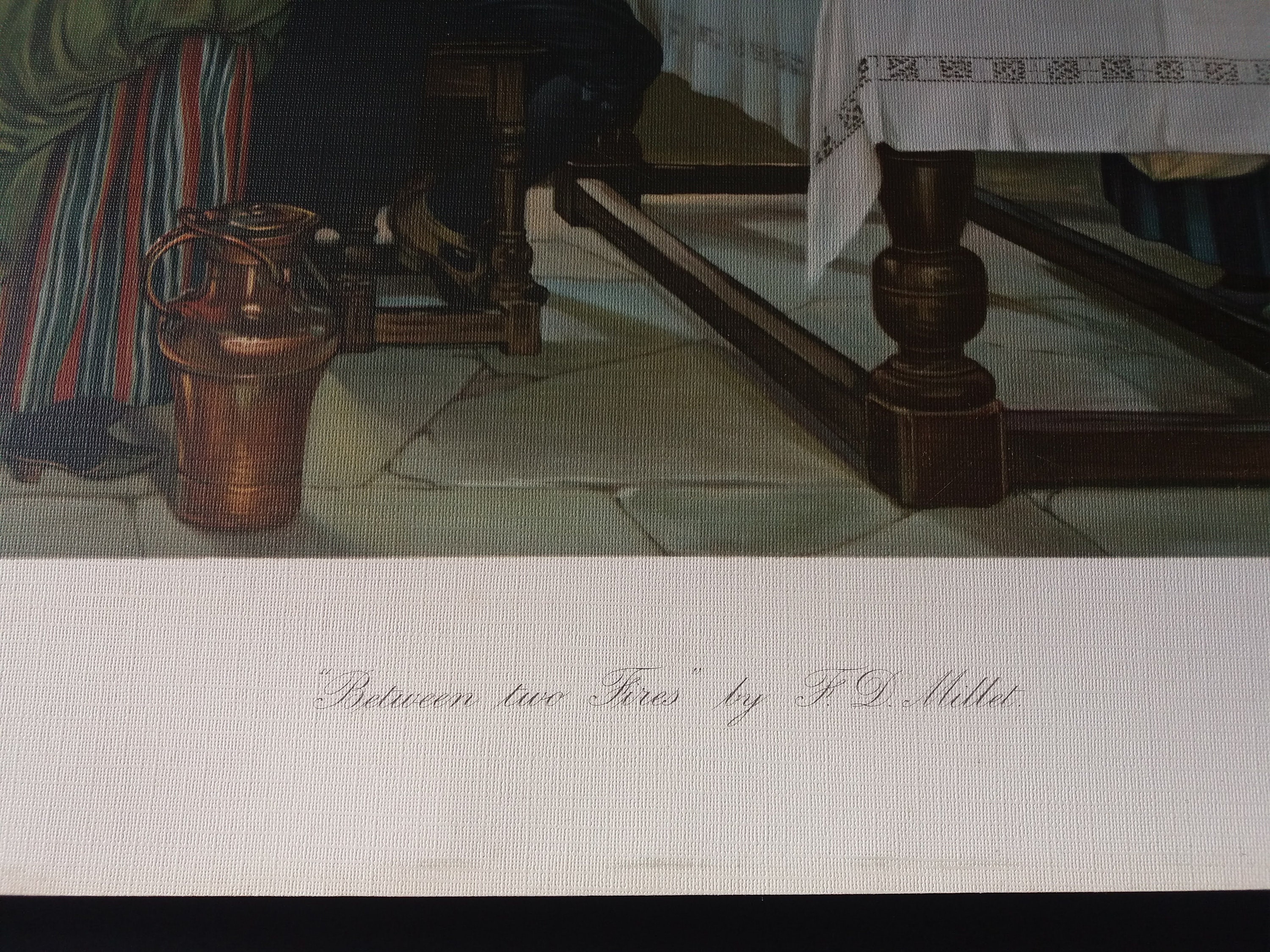 Genuine Vintage Lithograph of between Two Fires by - Etsy