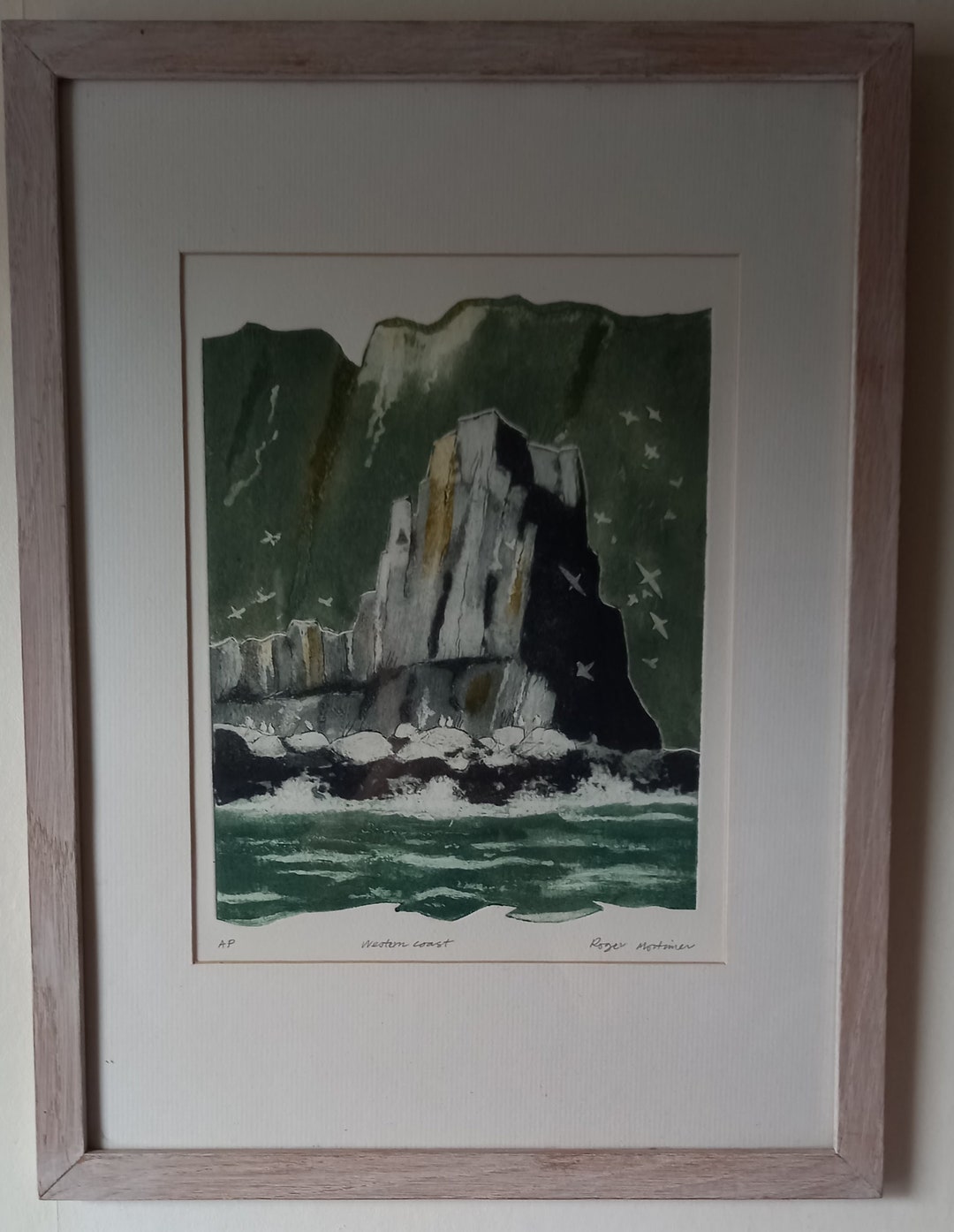 Roger Mortimer BA Atmospheric Etching "western Coast" AP (limited ...