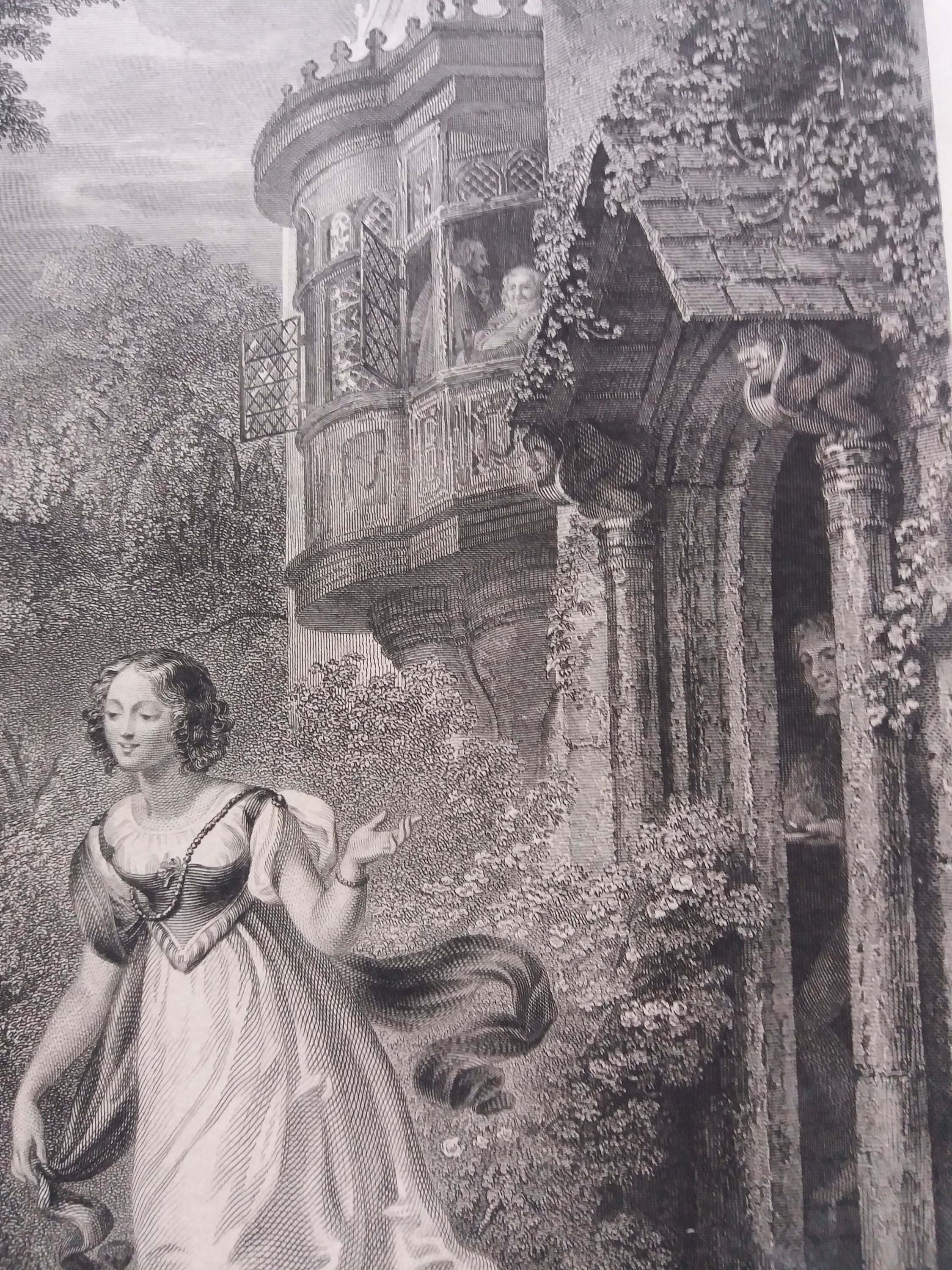 Rare Anne Page Merry Wives of Windsor, Act I Before Letters Proof Eng'd ...