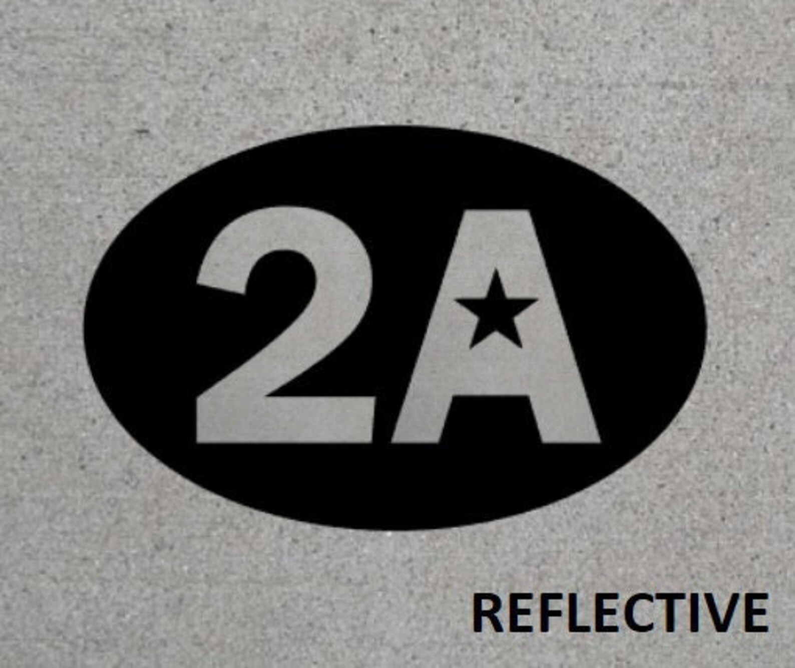 REFLECTIVE 2A Vinyl Sticker Decal 2nd Amendment - Etsy
