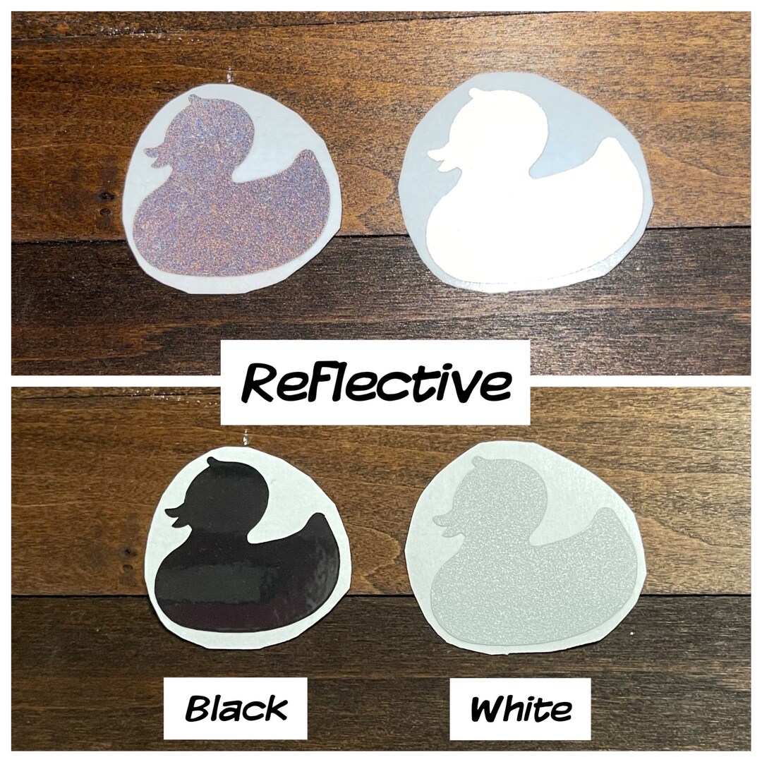 REFLECTIVE Duck Decal Sticker for Car Window Cute Durable Animal Duck ...