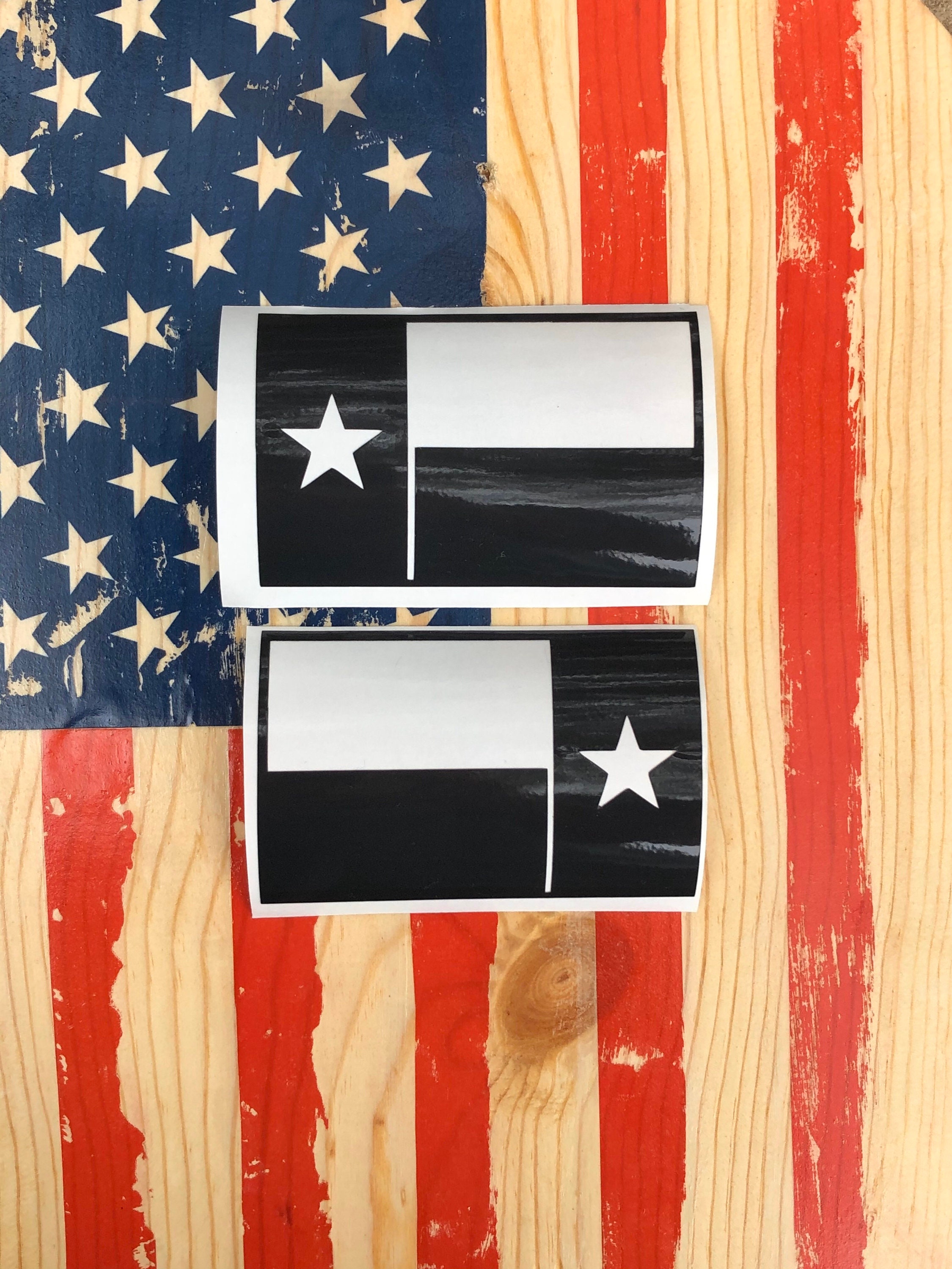 Reflective Texas Flag Vinyl Sticker Decal | Etsy