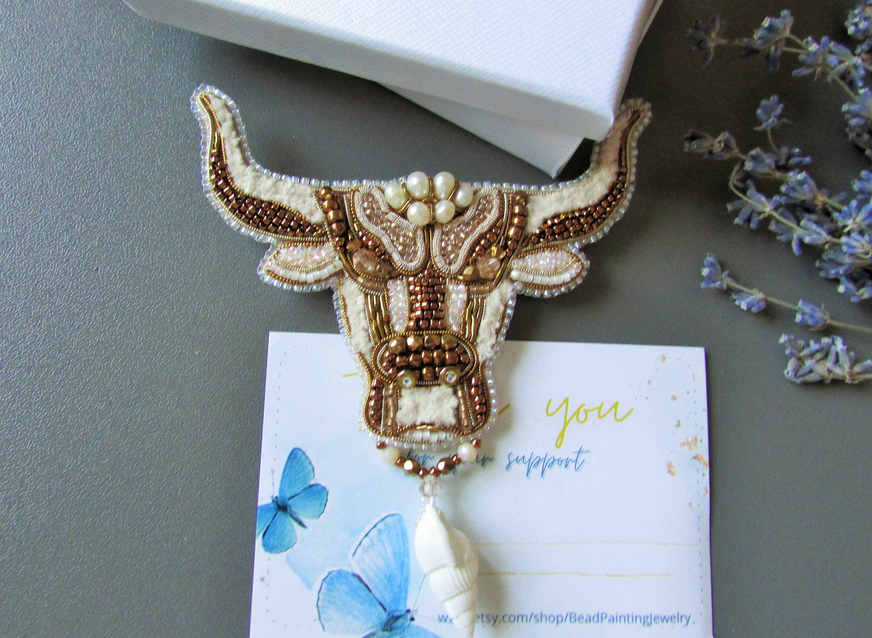 Cow Skull Art Bull Skull Zodiac Sign Brooch Taurus Bull - Etsy