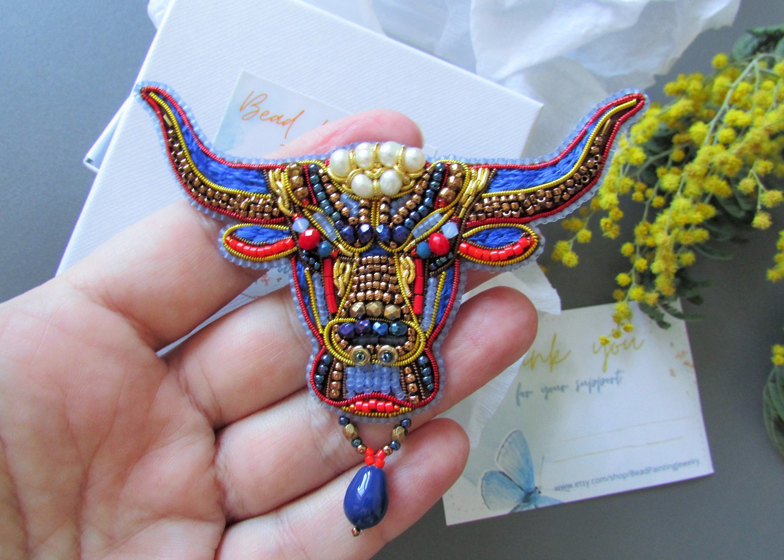 Cow Skull Art, Bull Skull, Bull Brooch, Zodiac Sign Brooch, Taurus Bull ...