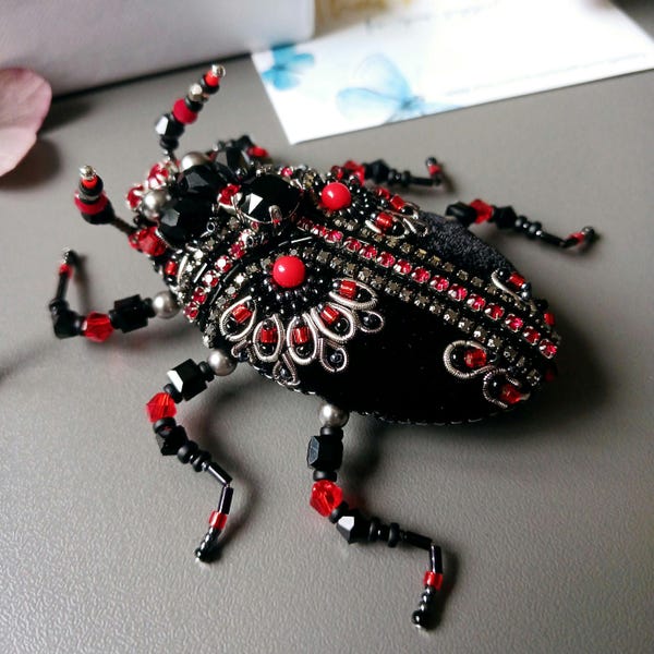 Bug Brooches - Etsy