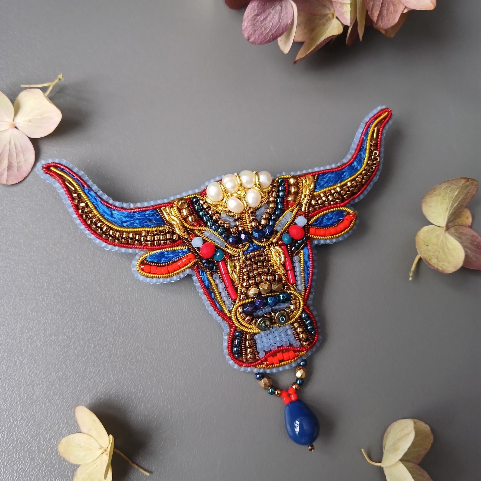 Cow Skull Art, Bull Skull, Bull Brooch, Zodiac Sign Brooch, Taurus Bull ...