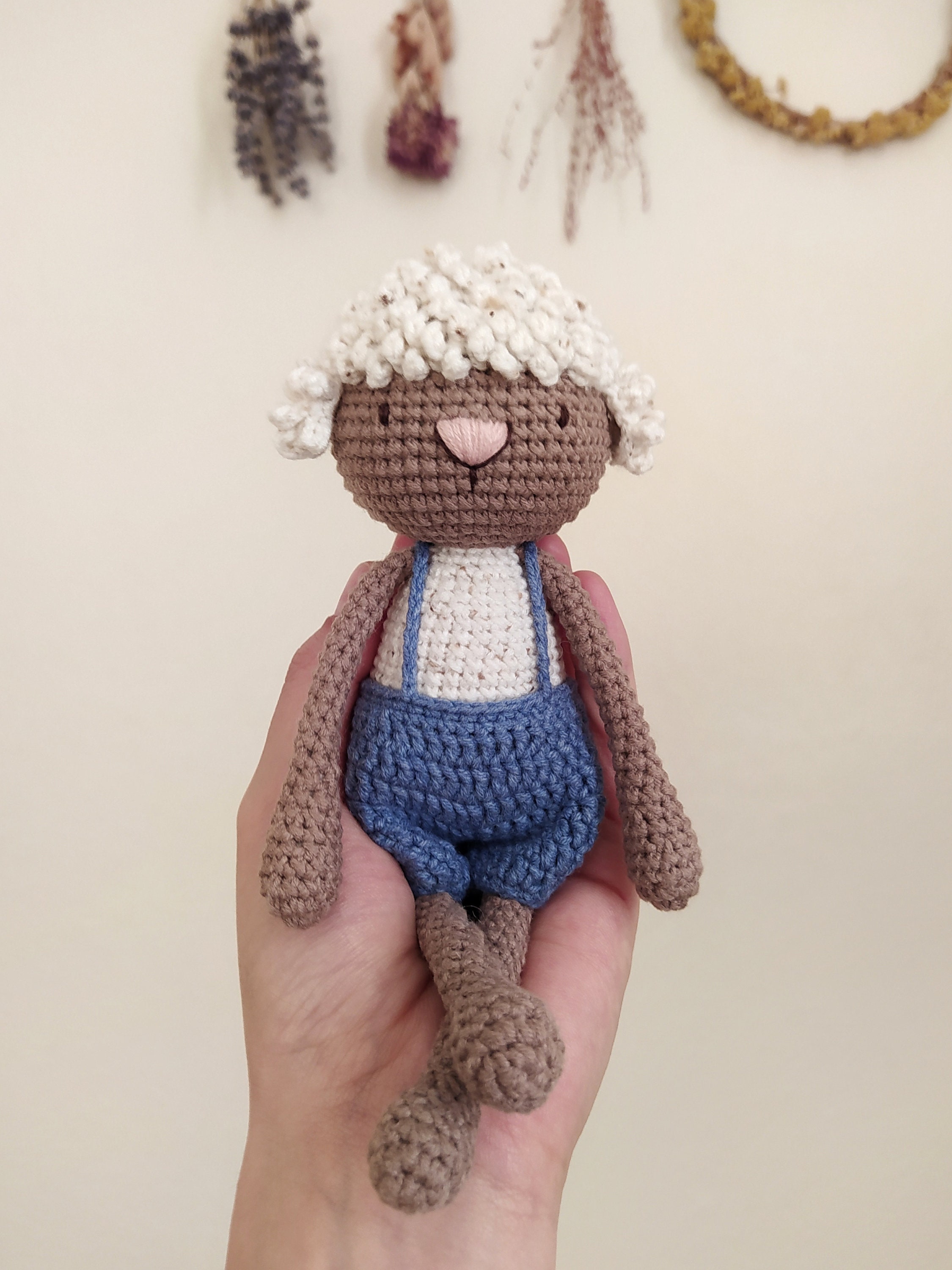 Sheep Donny With Panthies - English Pattern PDF - Etsy