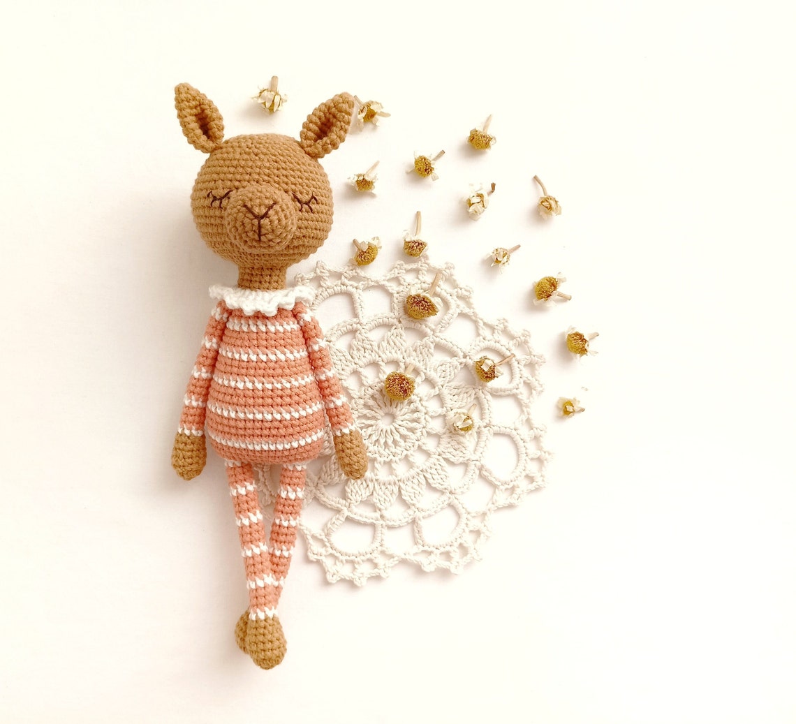 Lama Daisy With Pyjamas - English Pattern PDF - Etsy
