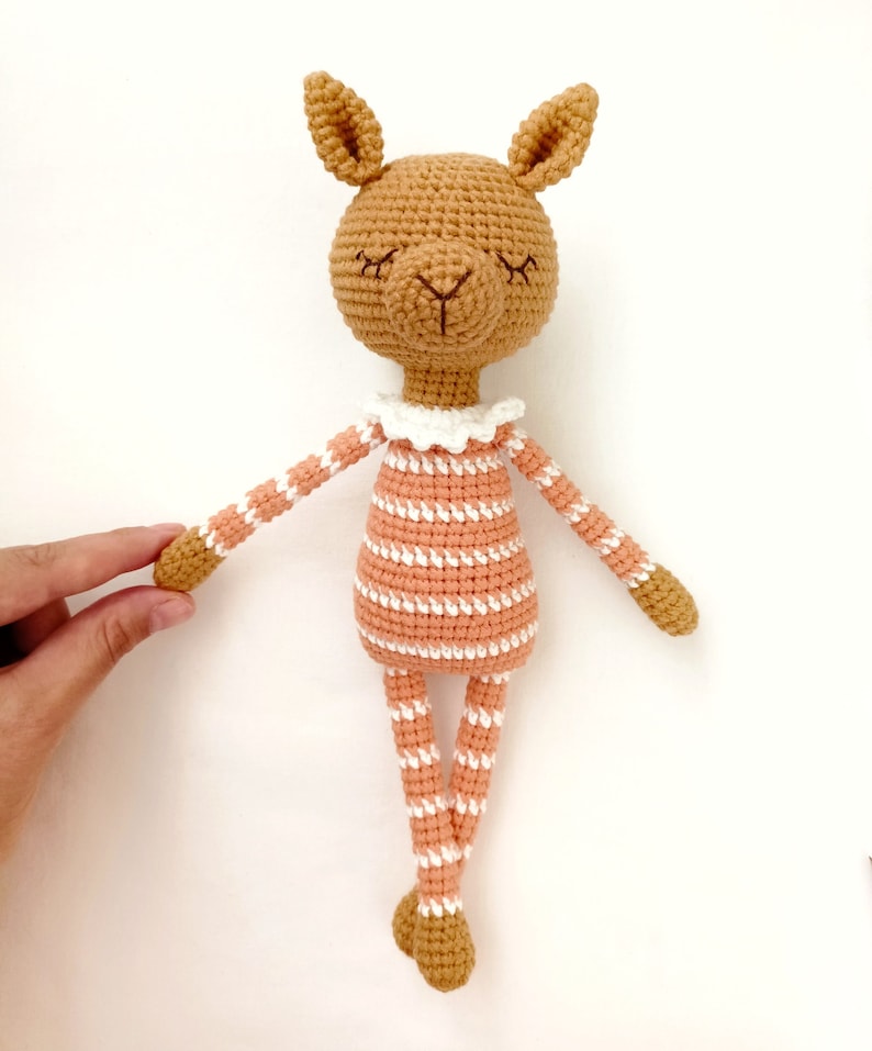 Lama Daisy With Pyjamas - English Pattern PDF - Etsy