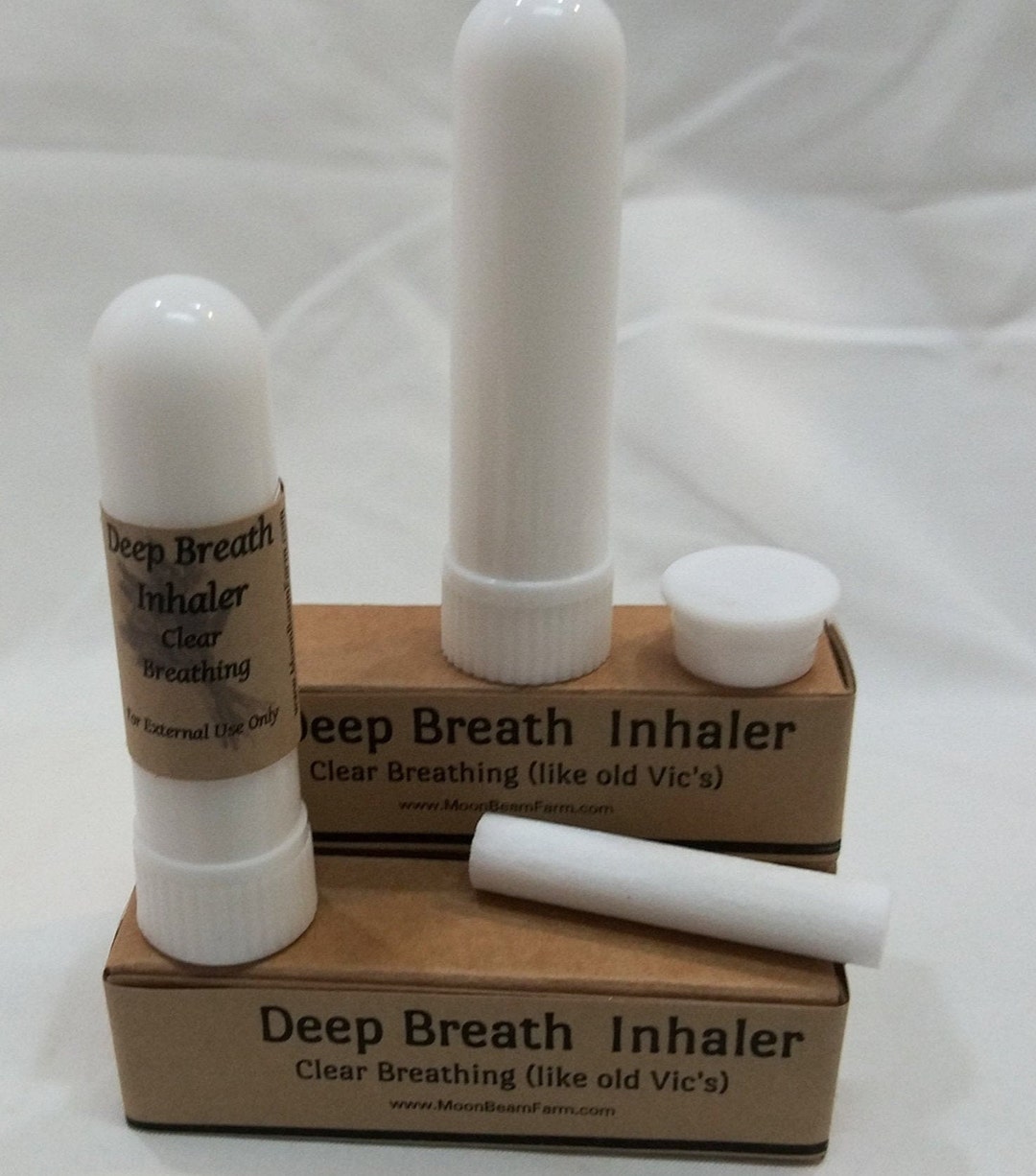 Deep Breath Essential Oil Inhaler - Clear Breathing Inhaler - Etsy
