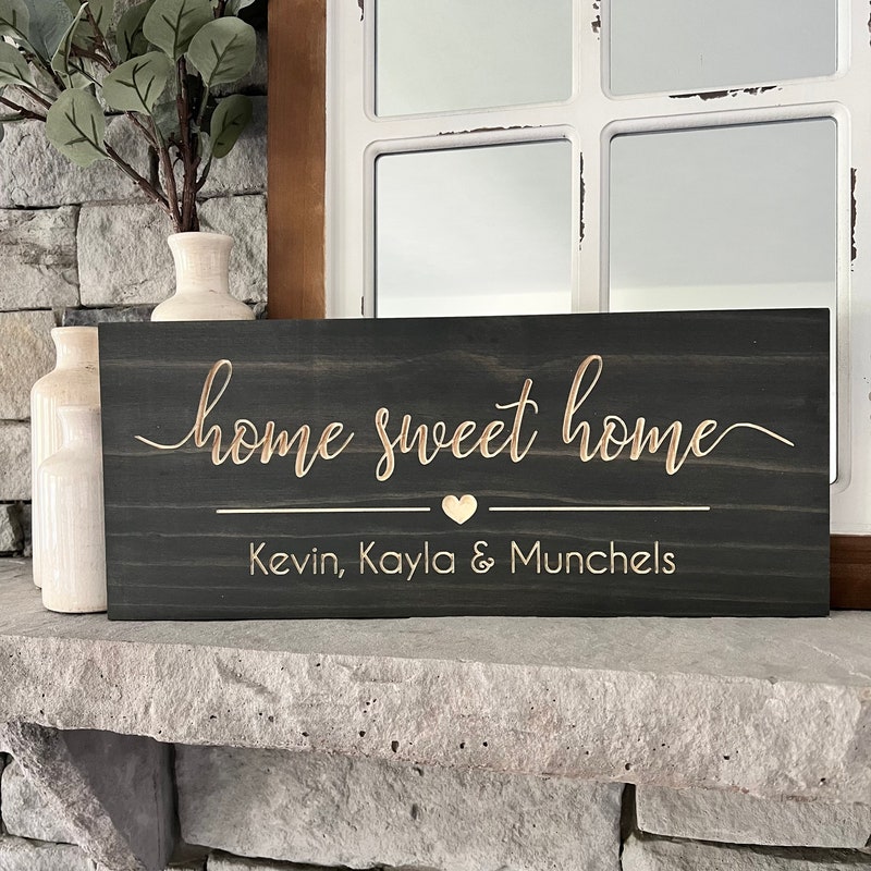 Home Sweet Home Sign - Etsy
