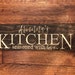 Kitchen Sign Personalized Home Decor Housewarming Gift - Etsy
