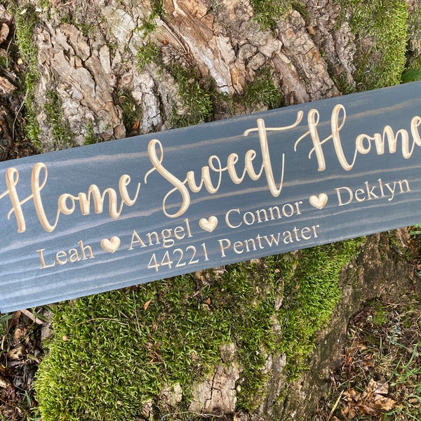 Home Established Sign - Etsy