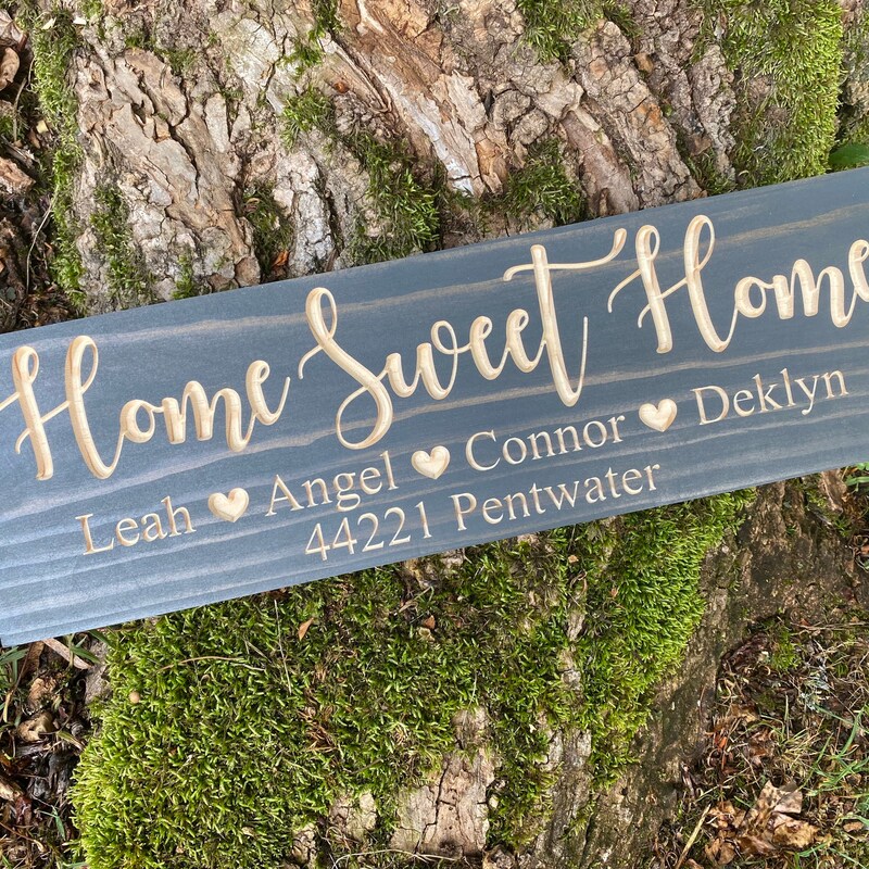Home Sweet Home Sign - Etsy