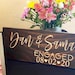 Engagement Gift Engaged Couple Wood Engaged Sign Custom - Etsy