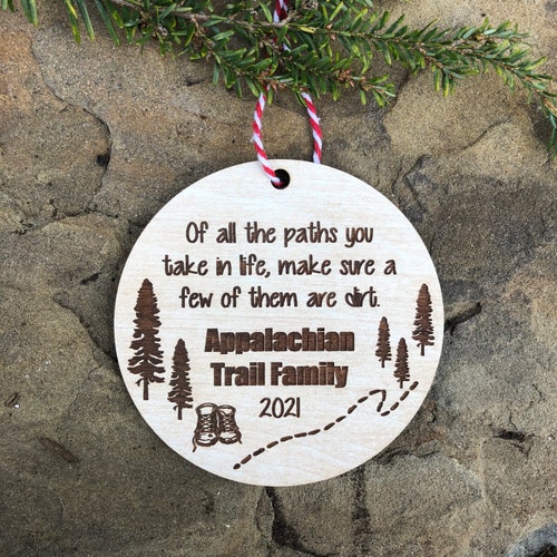 Family Personalized Hiking Christmas Ornament Gift for - Etsy