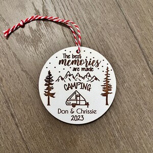 Aline Camper, Aline Christmas Ornament, Happy Camper, Camper Ornament ...