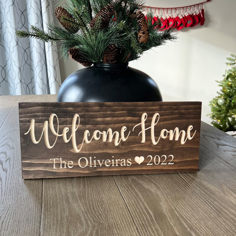 Welcome Home Sign - Etsy