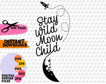 Moon child svg | Etsy