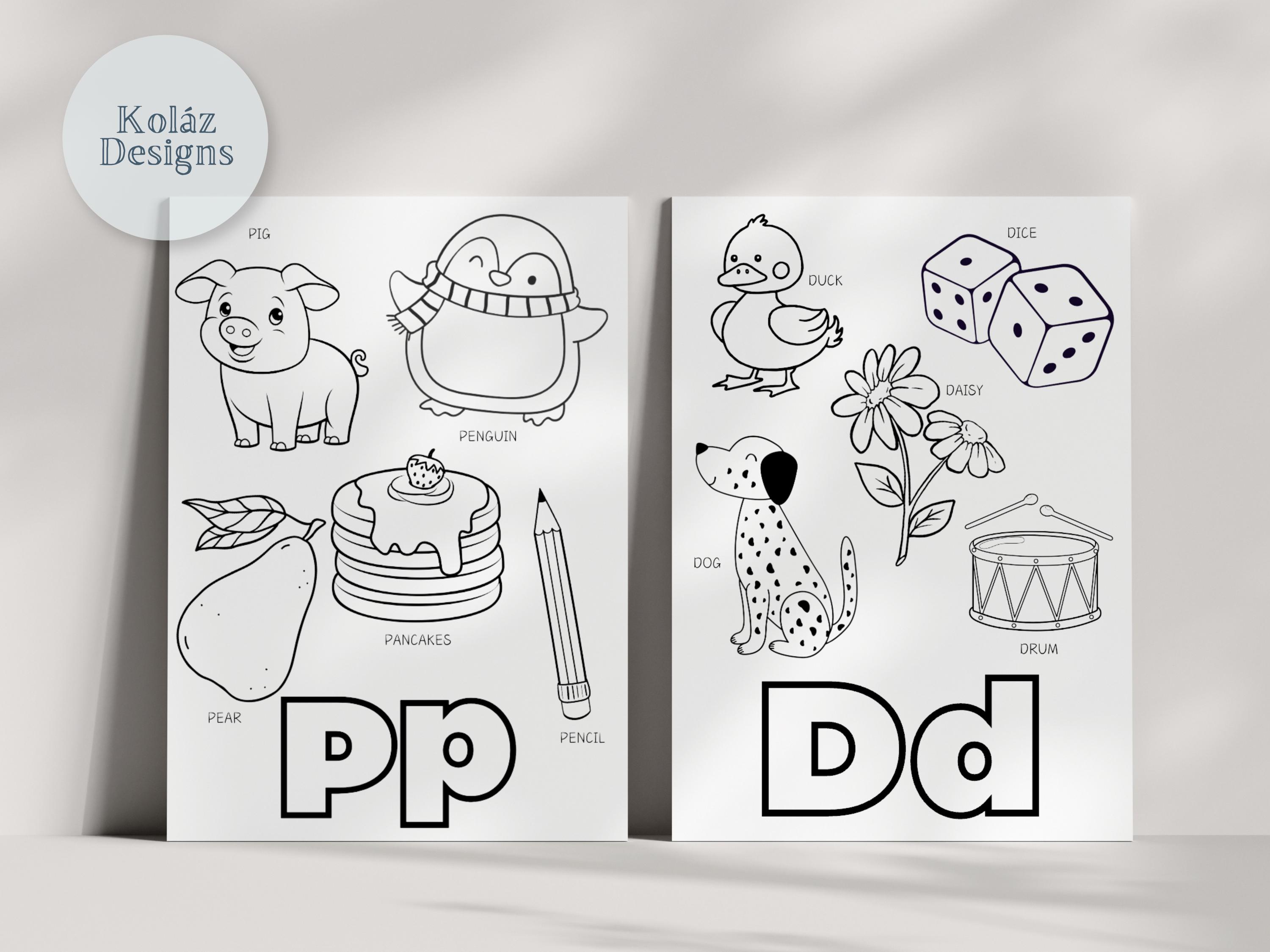Printable ABC Coloring Book for Kids | 78 Pages of Fun Alphabet ...