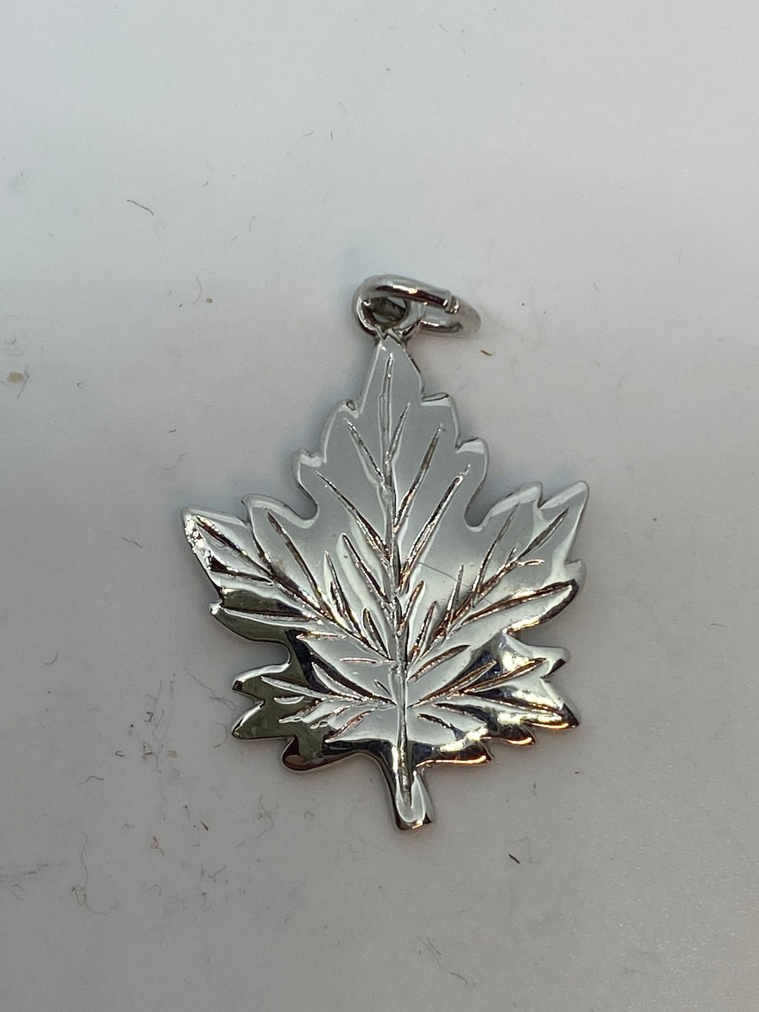 Vintage Sterling Canadian Maple Leaf Charm - Etsy