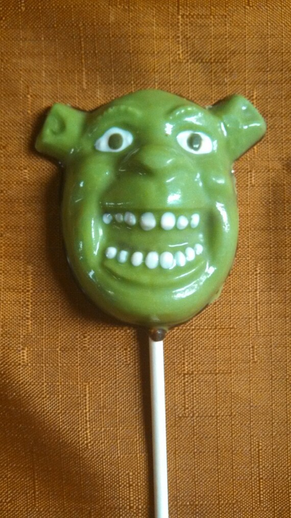 5 Shrek Chocolate Pops