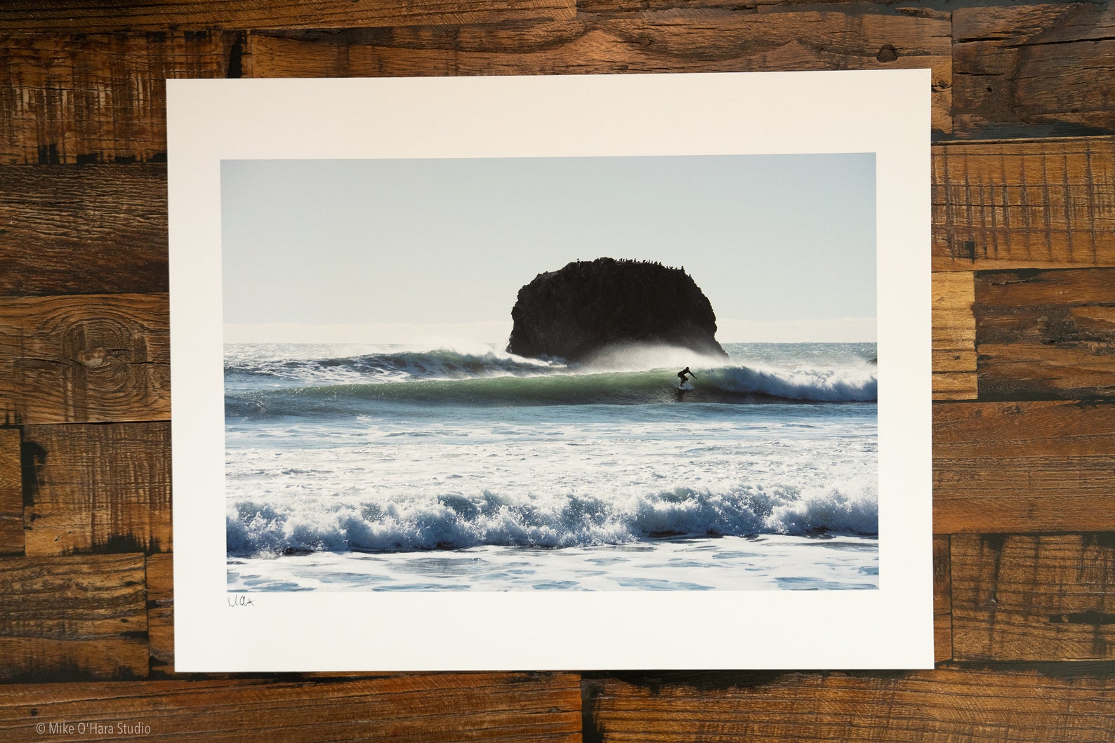Big Sur Surfer (signed Print) - 8x12 Print on 11x14 Fine Art Moab Rag ...