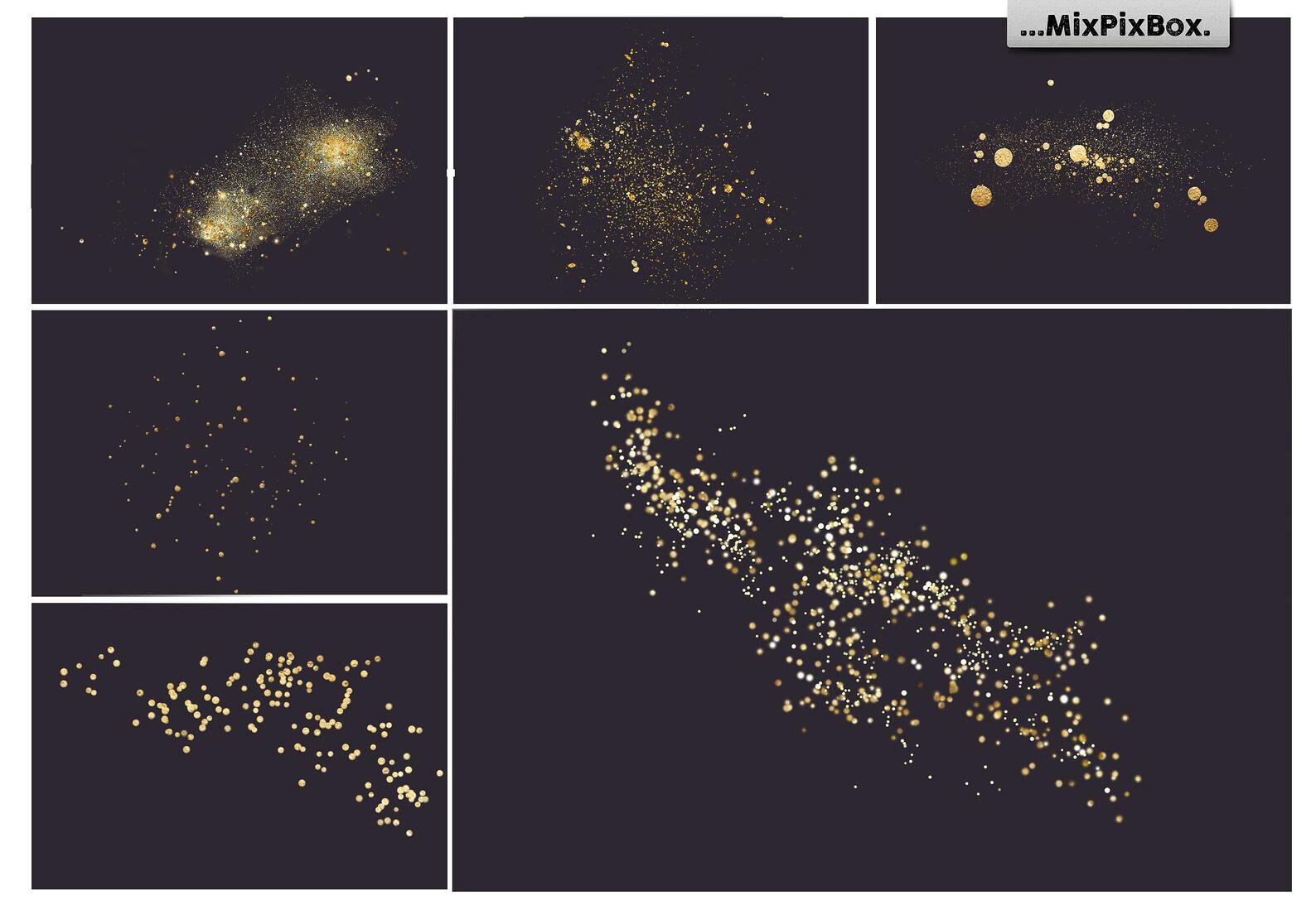 Gold Dust Photo Overlays - Etsy