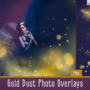 Gold Dust Photo Overlays - Etsy