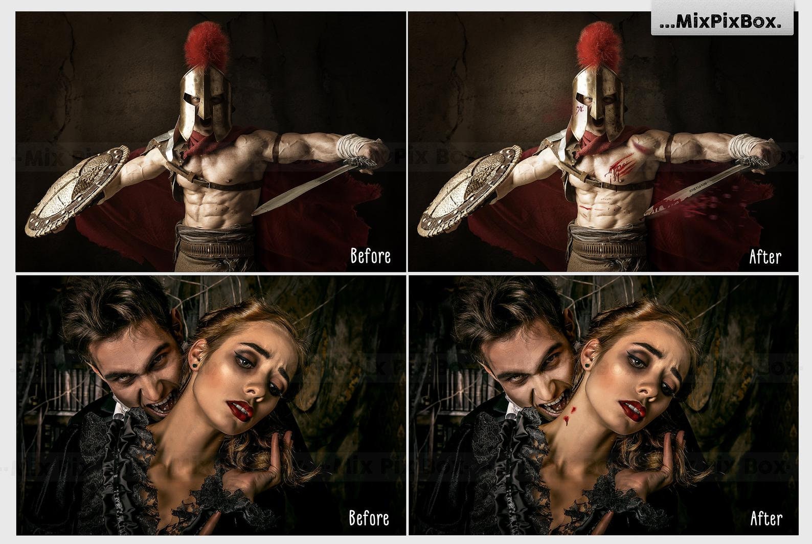 Wounds and Scars Photo Overlays - Etsy