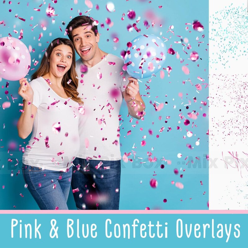 Blue Confetti - Etsy