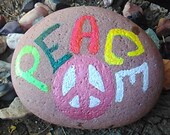 Items similar to Rock, Peace, Peace Rock, Painted Rock, Peace Sign, on Etsy