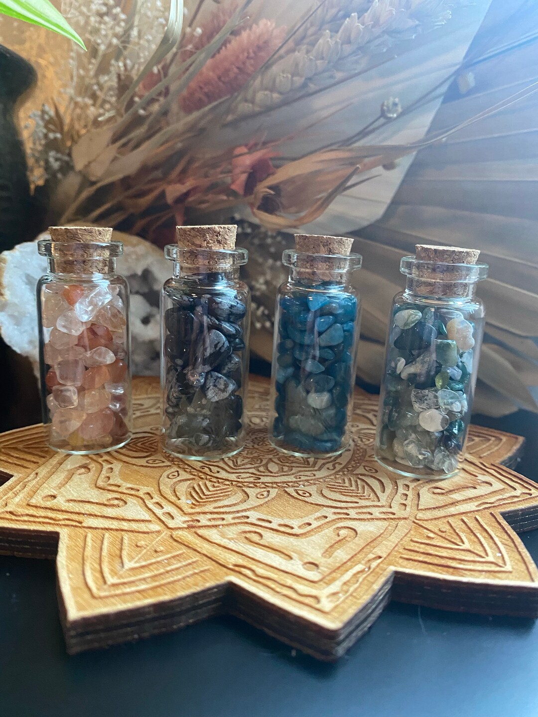 Crystal Chip Jars - Etsy