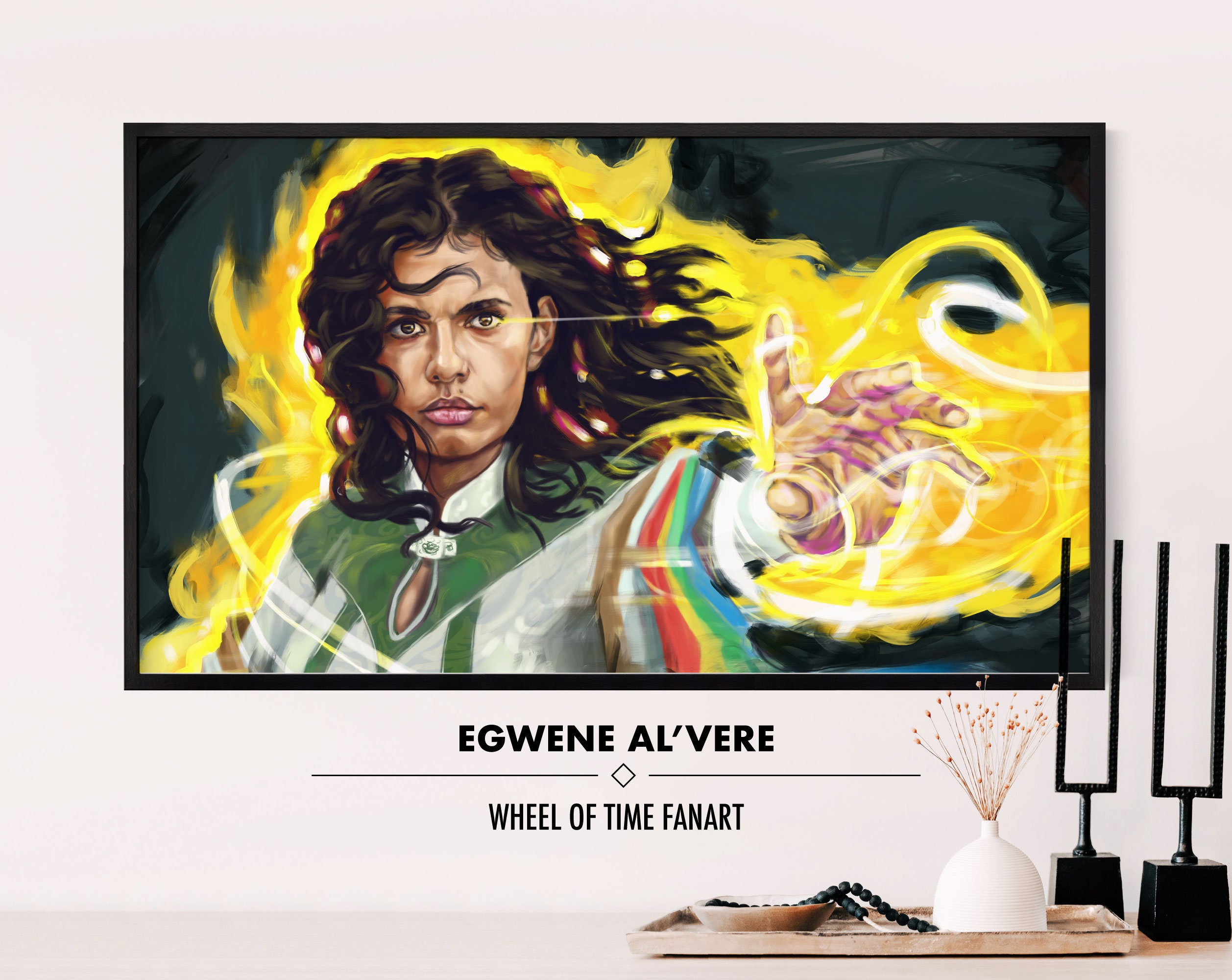 Samsung Frame TV Art | Wheel of Time TV Art | Wheel of Time | Egwene Al ...
