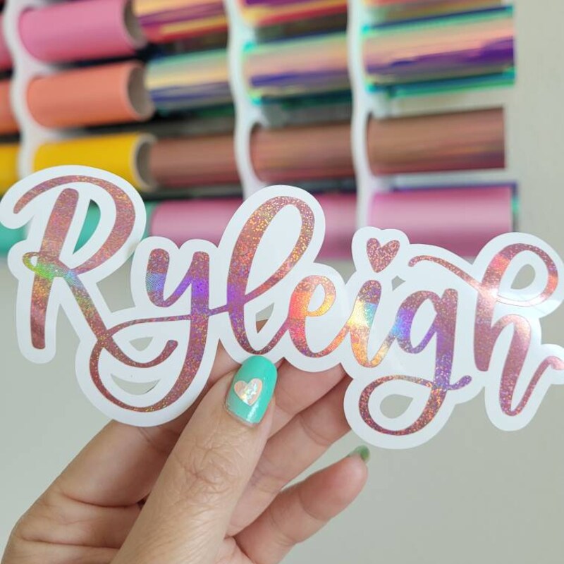 Custom Name Decal - Etsy