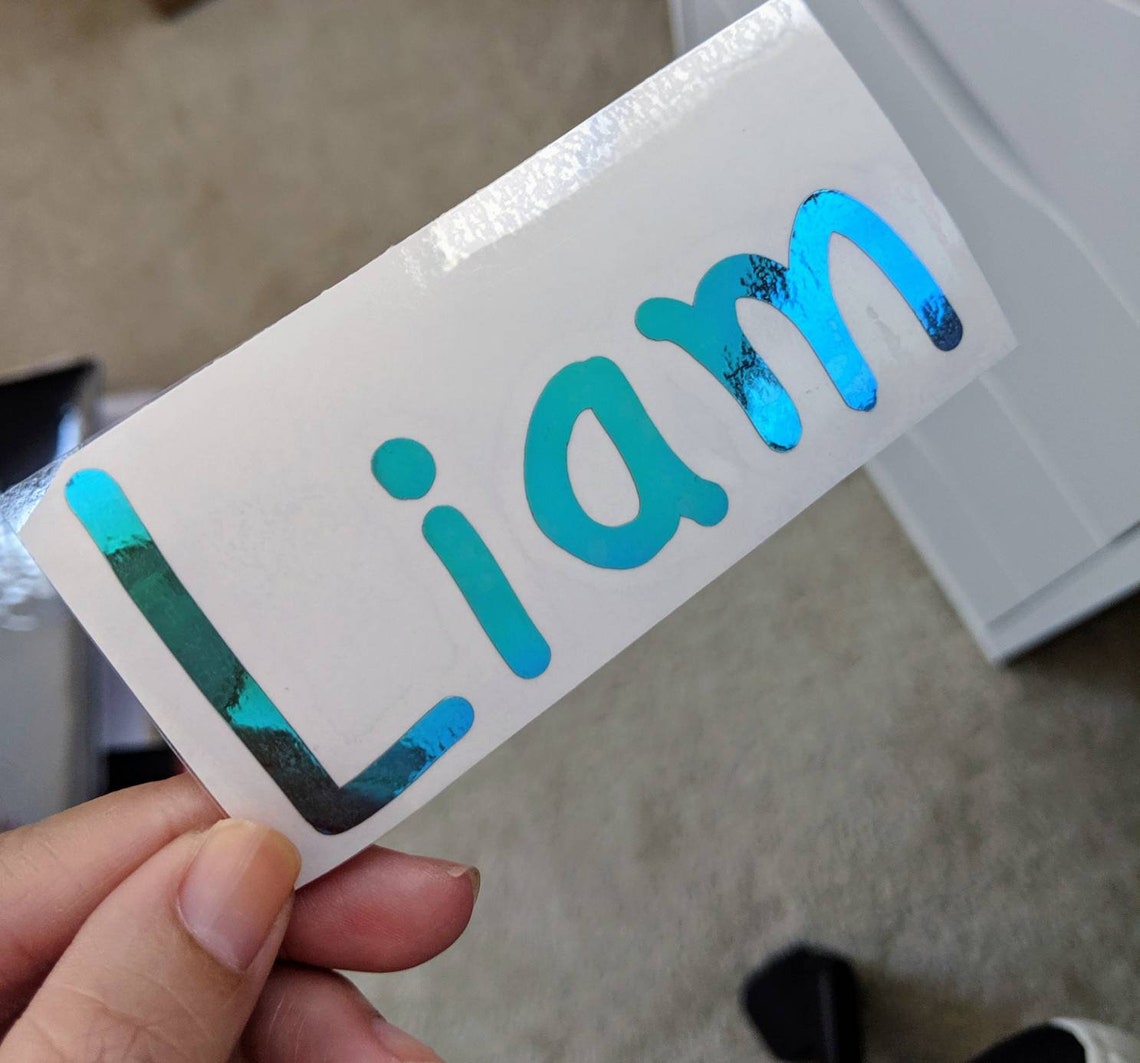 Personalized Name Decals Kid Font Name Decals First or - Etsy