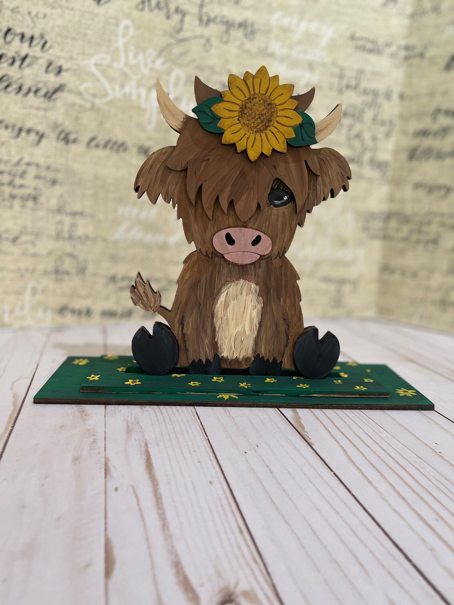 Highland Cow Shelf Sitter - Etsy