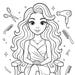 Makeover Coloring Pages - Etsy