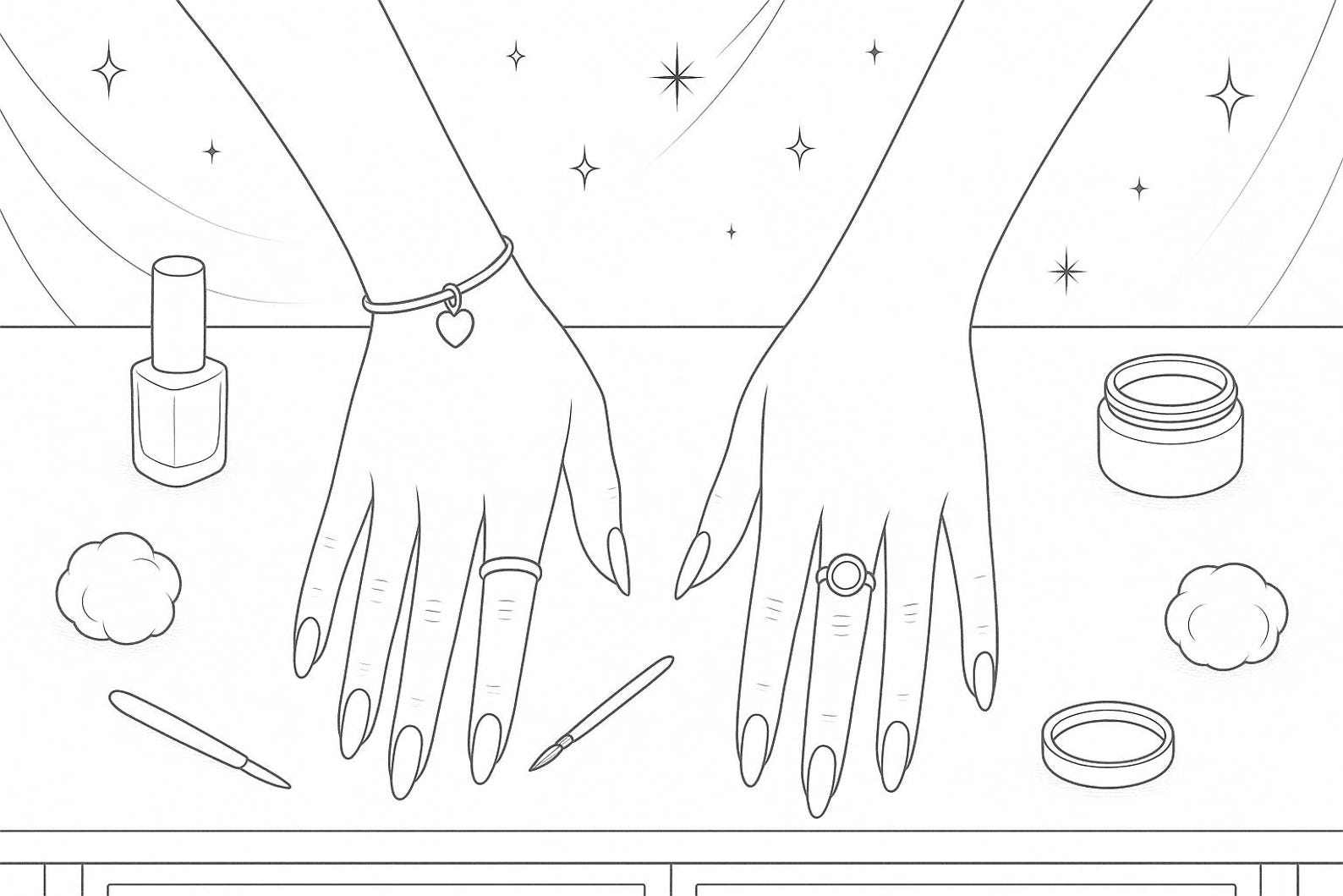 Makeover Coloring Pages - Etsy