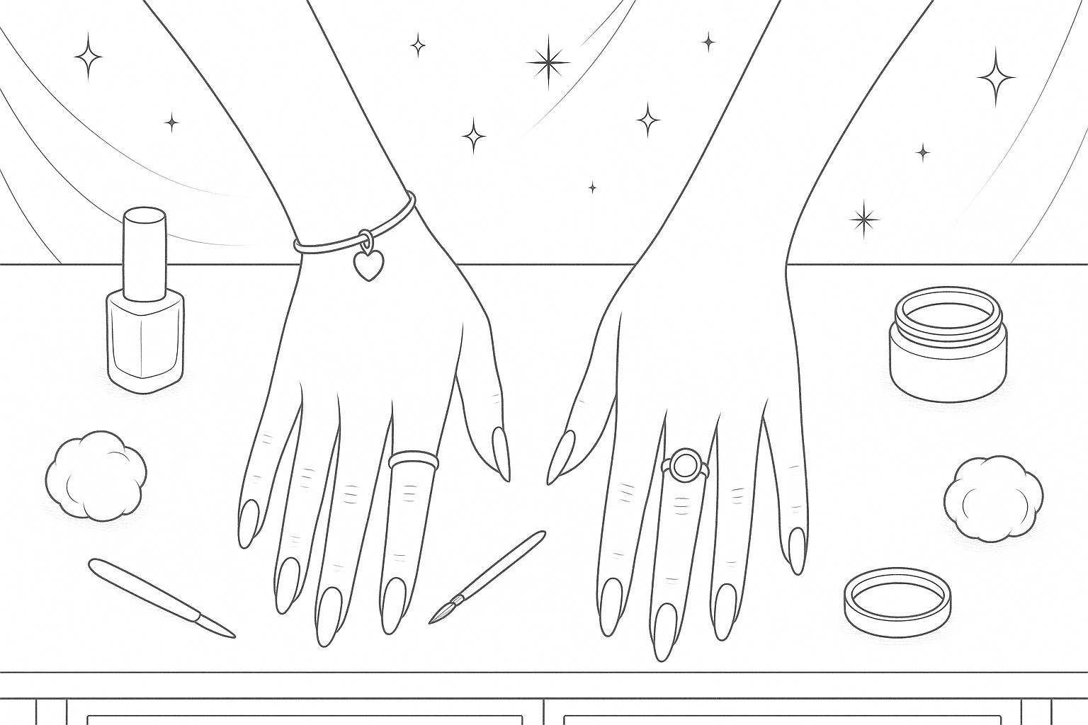 Makeover Coloring Pages - Etsy